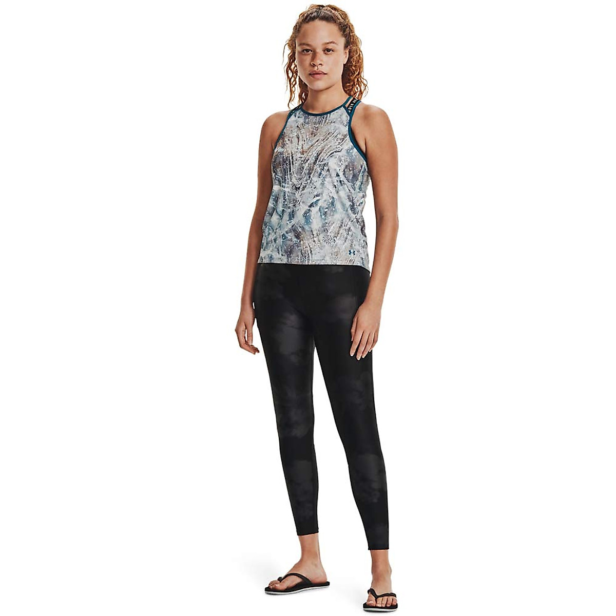 Under Armour Iso-chill Strappy Tank, Realtree Cov3 (989)/Legion Blue, Large