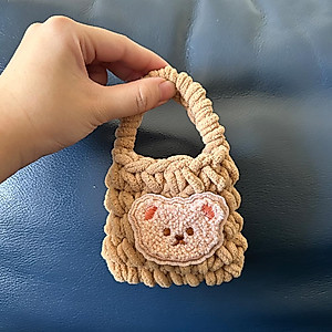 Handmade Cotton Protective Case for Airpods Pro 1 2, for Airpods 3 2 1, Galaxy Buds 2 Pro 2022, Buds 2 Pro Live, Crochet Headphones Cover, Earbuds Small Storage Bag Handmade Gift