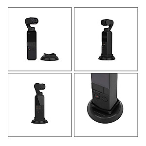 Toxz 1PC Handheld Stabilizer Base Mount Stand for DJI Osmo Pocket Gimbal Camera,Protection Base,EVA Anti-Slip Cushion Pad,More Stability