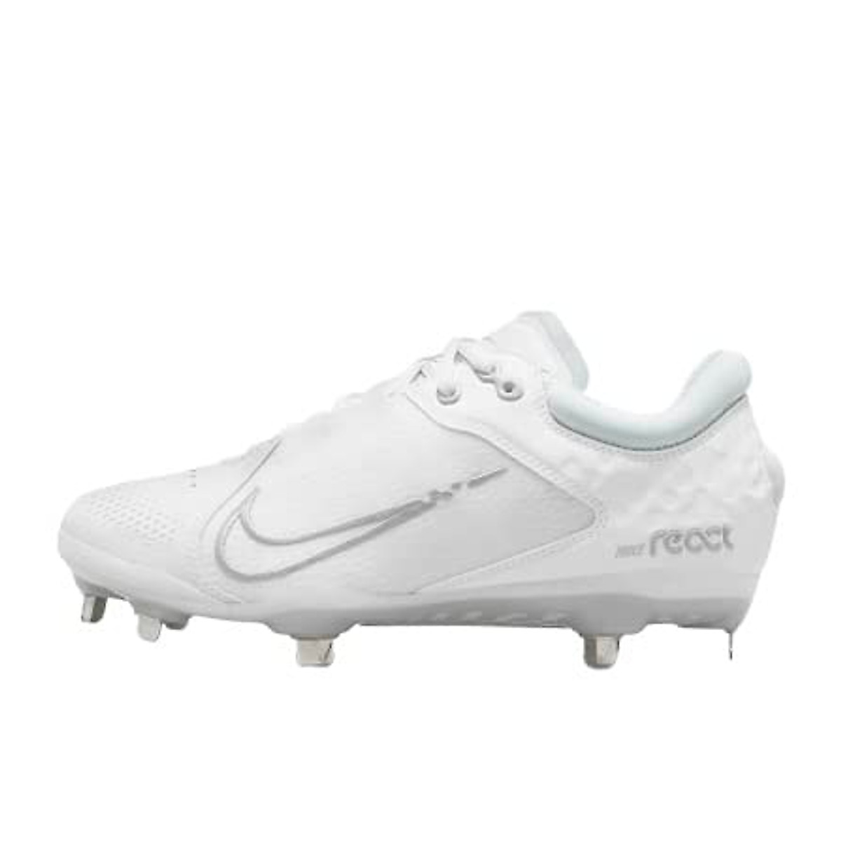 Nike Hyperdiamond 4 Pro Women's Softball Cleat SZ 8 White/Grey