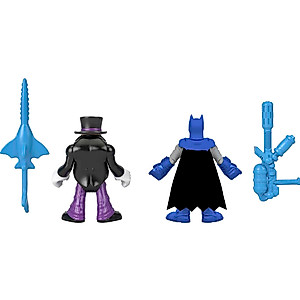 Fisher-Price Imaginext DC Super Friends Batman & The Penguin Figure Set for Preschool Kids Ages 3 to 8 Years