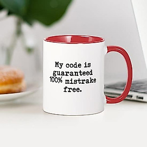 CafePress Funny Programmer Or Developer Misquote Mug Ceramic Coffee Mug, Tea Cup 11 oz