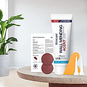 Drywall Repair Kit,2 Pack Wall Mending Agent,Wall Spackle with Scraper, Wall Surface Hole Fill Quick and Easy Solution
