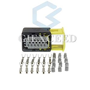 Davitu Cables, Adapters & Sockets - 12 Pin 2-1703639-1 Auto Urea Pump Plug Electrical Waterproof Connector For Bosch Wiring Harness Socket - (Color Name: 1 Set)