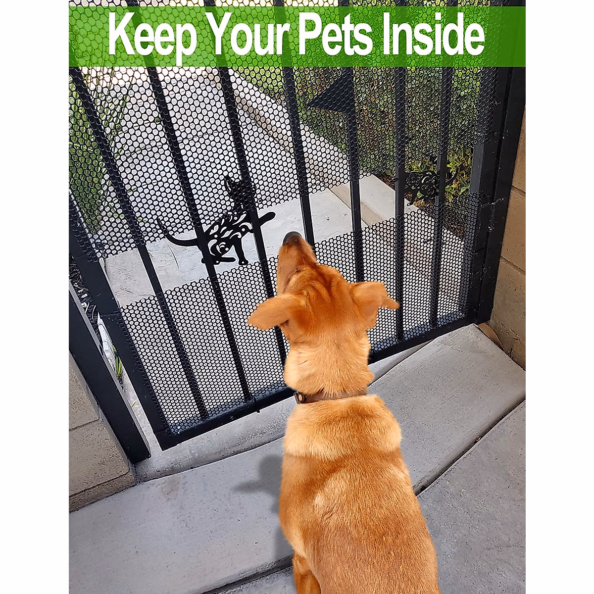 16In x 15Ft Plastic Chicken Wire Mesh Fencing, TOYPOPOR 500GSM Durable Heavy Duty Hexagonal Chicken Wire for Cat Dog Fencing, Garden Fence, Aquarium, Moss Pole, Aperture 0.4'', Rustproof, Easy to Cute