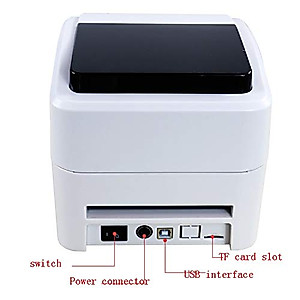 VIBY 10mm Width High Print Speed 152mm/s Thermal Label Printer Thermal Barcode Thermal Shipping Label Printer Support QR Code
