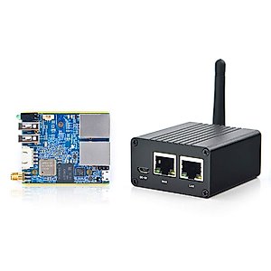 NanoPi R1 Allwinner RAM 1GB H3 Dual Ethernet Port, Wifi & BT, onboard eMMC with USB & Serial Port for loT