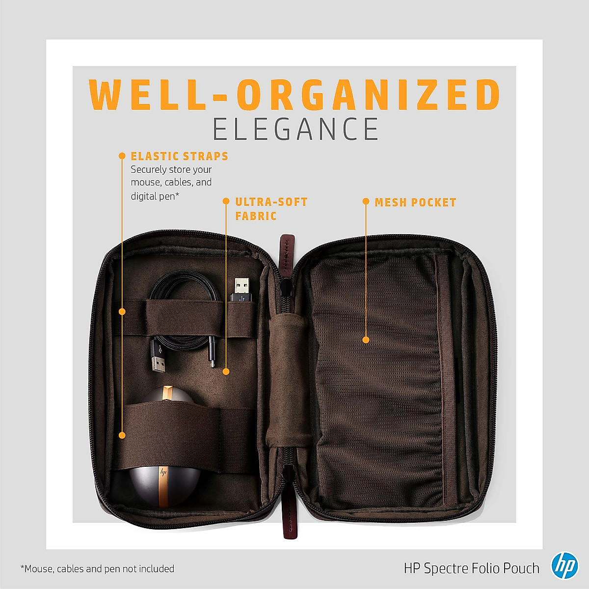 HP Spectre Folio Pouch (Waxed Canvas, 5DC31AA)