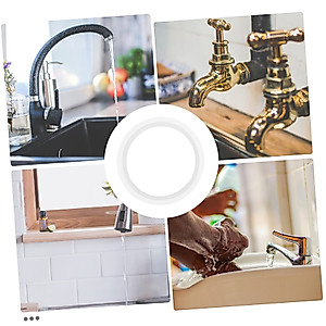 Veemoon 3pcs Basin Plug o Ring Bathroom Mounting Ring Bathroom Sealing Washers Bath Tub Accessory Mounting Ring for Vessel Bathroom Sealing Gasket Tub Plug Bath Sink Cover Rubber Valve