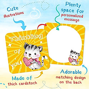 60 Lunch Box Notes for Kids Cute Motivational and Inspirational Thinking of You Cards for Boy’s and Girl’s Lunchbox