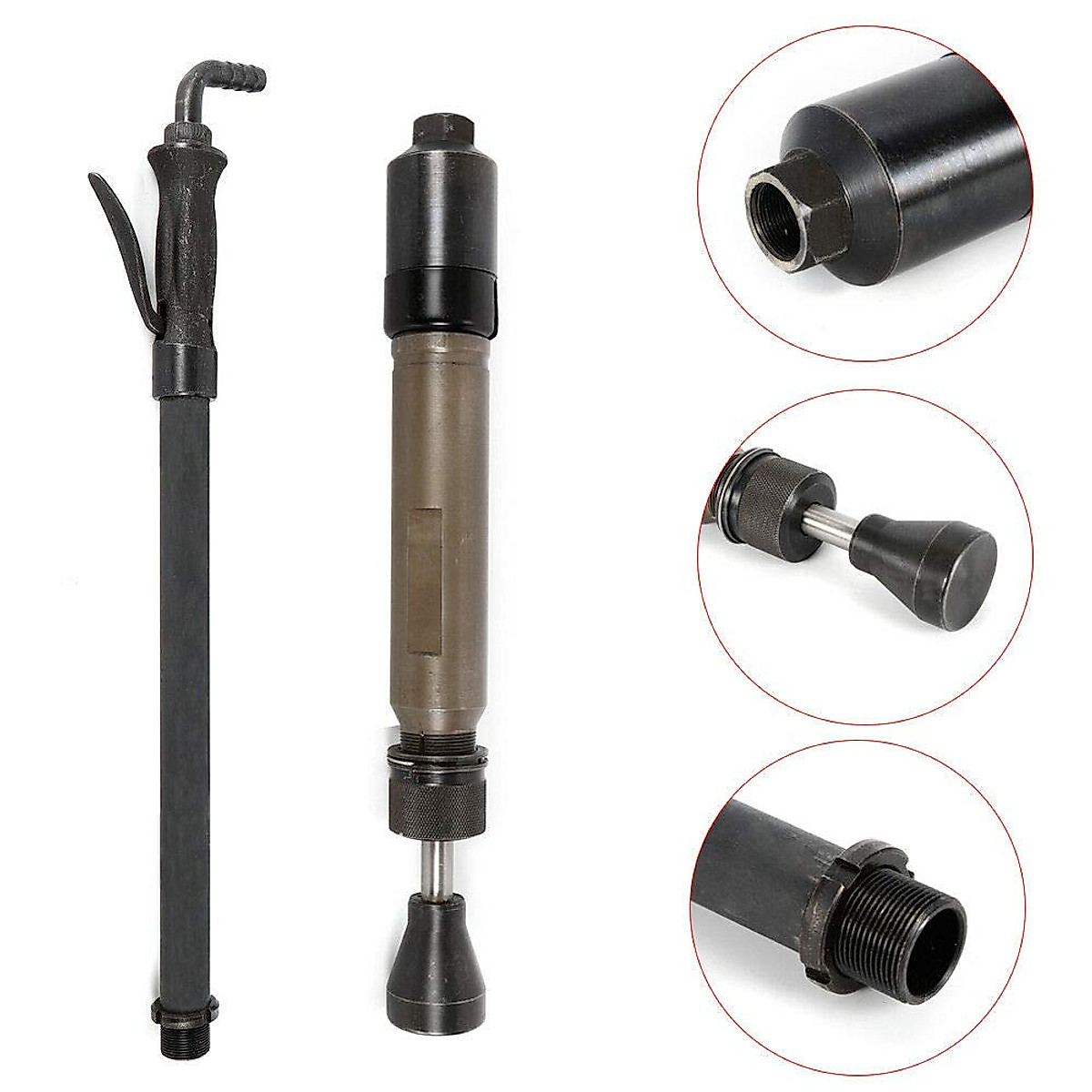 Pneumatic Tamping Machine, D9 0.63Mpa 1180mm Handheld Pneumatic Tamper Earth Sand Rammer Air Tamper Hammer for Industry Construction Projects