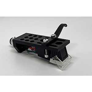 Pfanstiehl Cartridge and Stylus,Conical needle and Black Headshell with mounting bolts for Technics SL-1200,SL-1210,SL-1600,SL-1610,SL-1700,SL-235,SL-23A,SL-B2,SL-B202,SL-B205,SL-B3