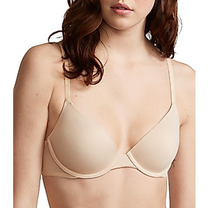 Victoria's Secret Pink Wear Everywhere T-Shirt Bra, Lightly Lined, Smooth, Bras for Women, Beige (36D)
