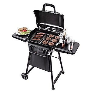 American Gourmet 463672717 Classic 280 2-Burner Liquid Propane Gas Grill, No Side, Black