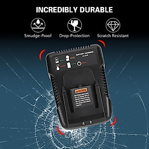 18V for Ridgid Battery Charger R86092 R86091 Replacement for Ridgid 18V NiCad/Lithium Ion Battery R840093, R840095, R840083, R840085, R840086, R840087, R840089, AC840085, AC840086