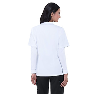 KOI Women's 1023 Madison Top (White, X-Large)