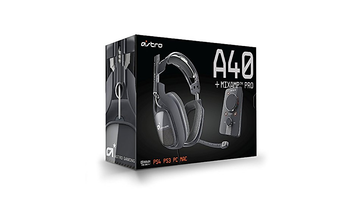 ASTRO Gaming A40 & MixAmp Pro PS4 - Dark Grey Headset