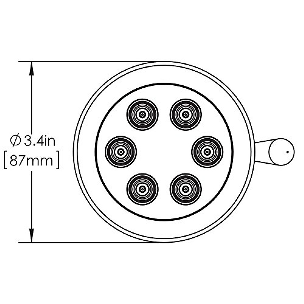 Speakman S-2254 Retro 3-Setting Shower Head for Stylish Bathroom Décor, 2.5 GPM, Polished Chrome