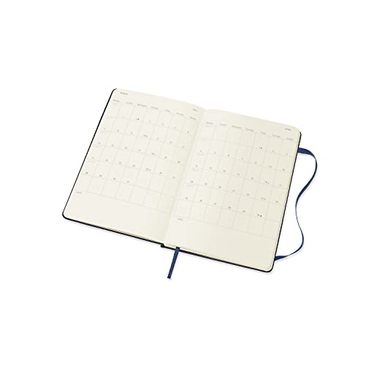 Moleskine Classic 12 Month 2022 Weekly Horizontal Planner, Hard Cover, Large (5" x 8.25"), Sapphire Blue