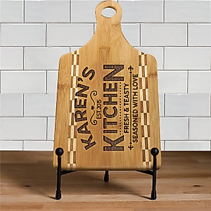 Personalized Cutting Board For Mom Custom Cutting Board Mothers Day Chopping Board Paddle Wood Engraved