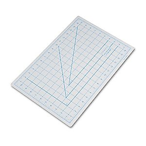 X-ACTO Products - X-ACTO - Self-Healing Cutting Mat, Nonslip Bottom, 1" Grid, 12 x 18, Gray - Sold As 1 Each - Self-healing protective PVC surface. - One inch grid pattern for accuracy when cutting. - Nonslip bottom.