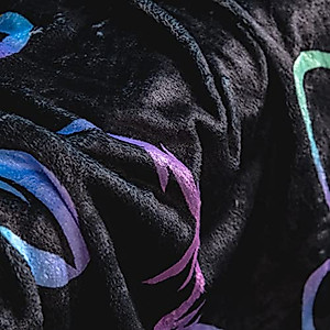 BailiPromise Flannel Throw Blanket Cute Cat All Season Super Soft Cozy Blanket for Bed or Couch Blanket Twin Size (59"x47"),Cartoon Animals Throws Print Throw Blanket 4 Size for Kids Girls Boys