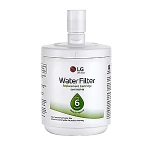 LG LT500P - 6 Month / 500 Gallon Capacity Replacement Refrigerator Water Filter (NSF42 ADQ72910911 , White