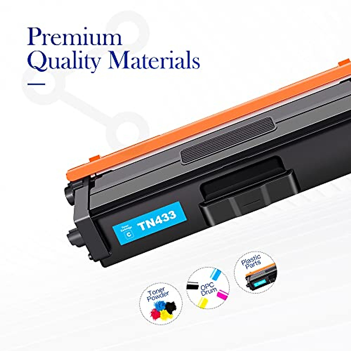 Valuetoner Compatible Toner Cartridge Replacement for TN433 TN 433 TN-433 TN436 TN431 Compatible with HL-L8360CDW HL-L8360CDWT HL-L8260CDW MFC-L8610CDW MFC-L8900CDW MFC-L9570CDW Printer (4 Pack)