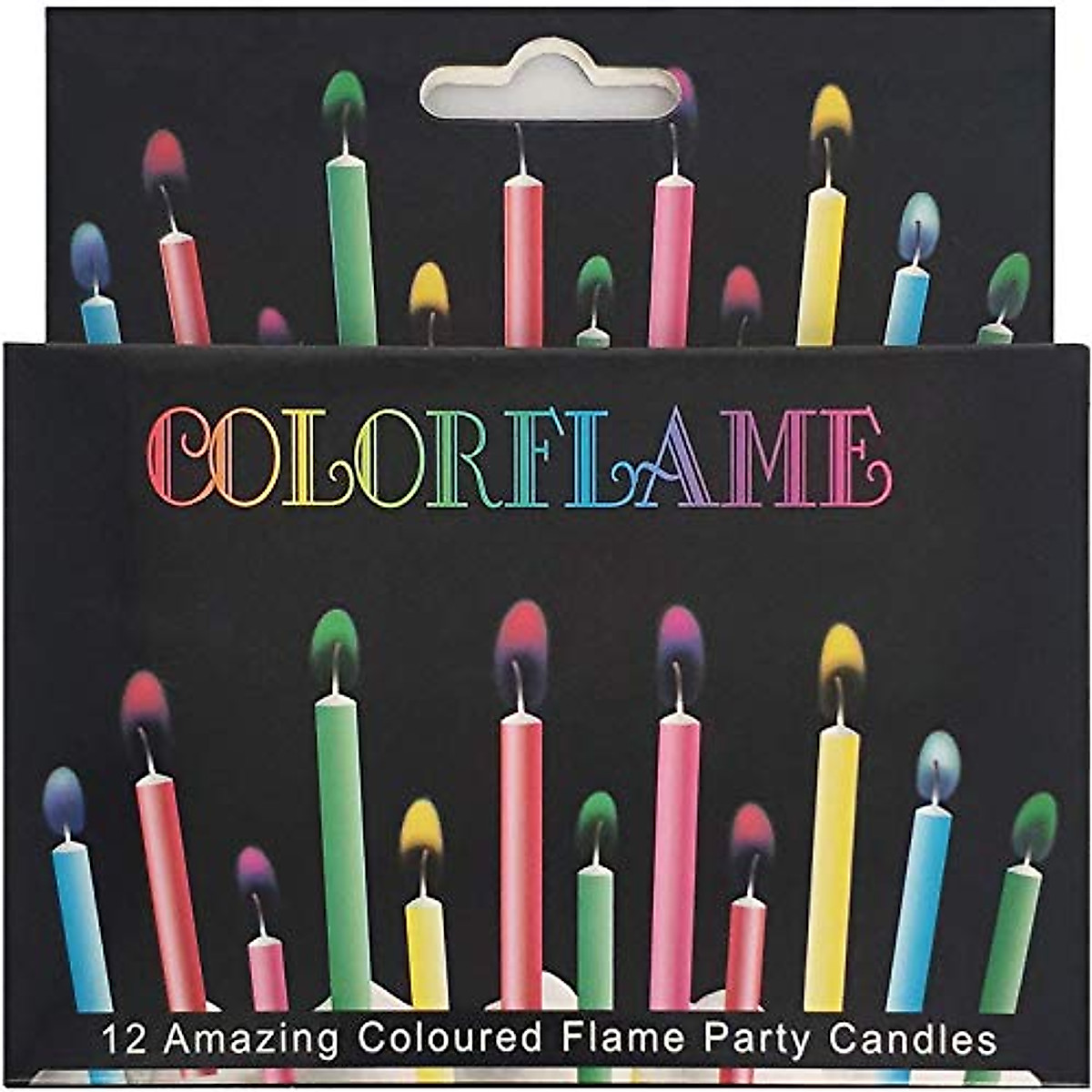Birthday Cake Candles Happy Birthday Candles Fun Colorful Candles Holders Included