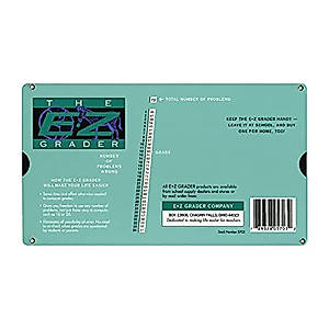 ADVANTUS E-Z Grader Chart, 8-1/2 x 4-3/4 x 1/8 Inches, Standard Size Print, Green (5703)