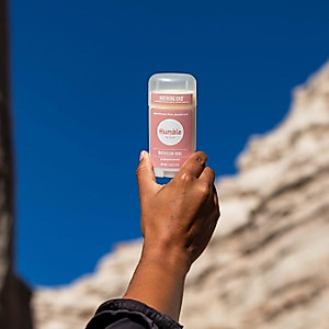 HUMBLE BRANDS Original Formula Aluminum-free Deodorant. Long Lasting Odor Control with Baking Soda and Essential Oils, Moroccan Rose, Pack of 1