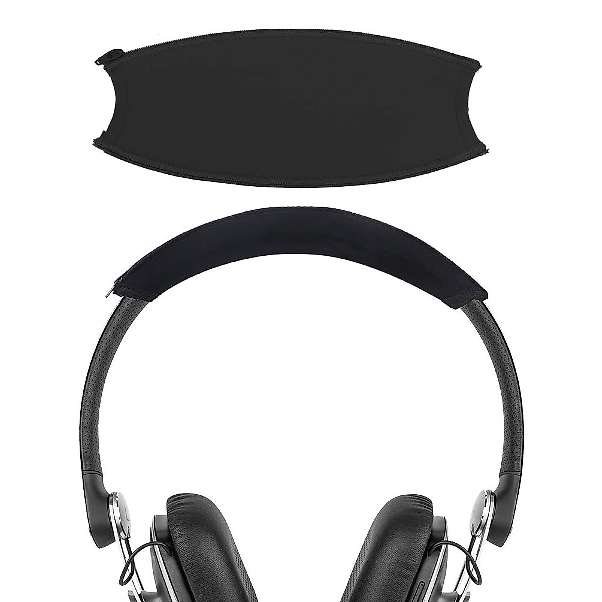 Ancable Replacement Headband Cover for Bose QuietComfort QC15, QC2, DIY Repair Headband Cushion for Bose QuietComfort 15, QuietComfort 25, QuietComfort 2 - Black 1-Pack