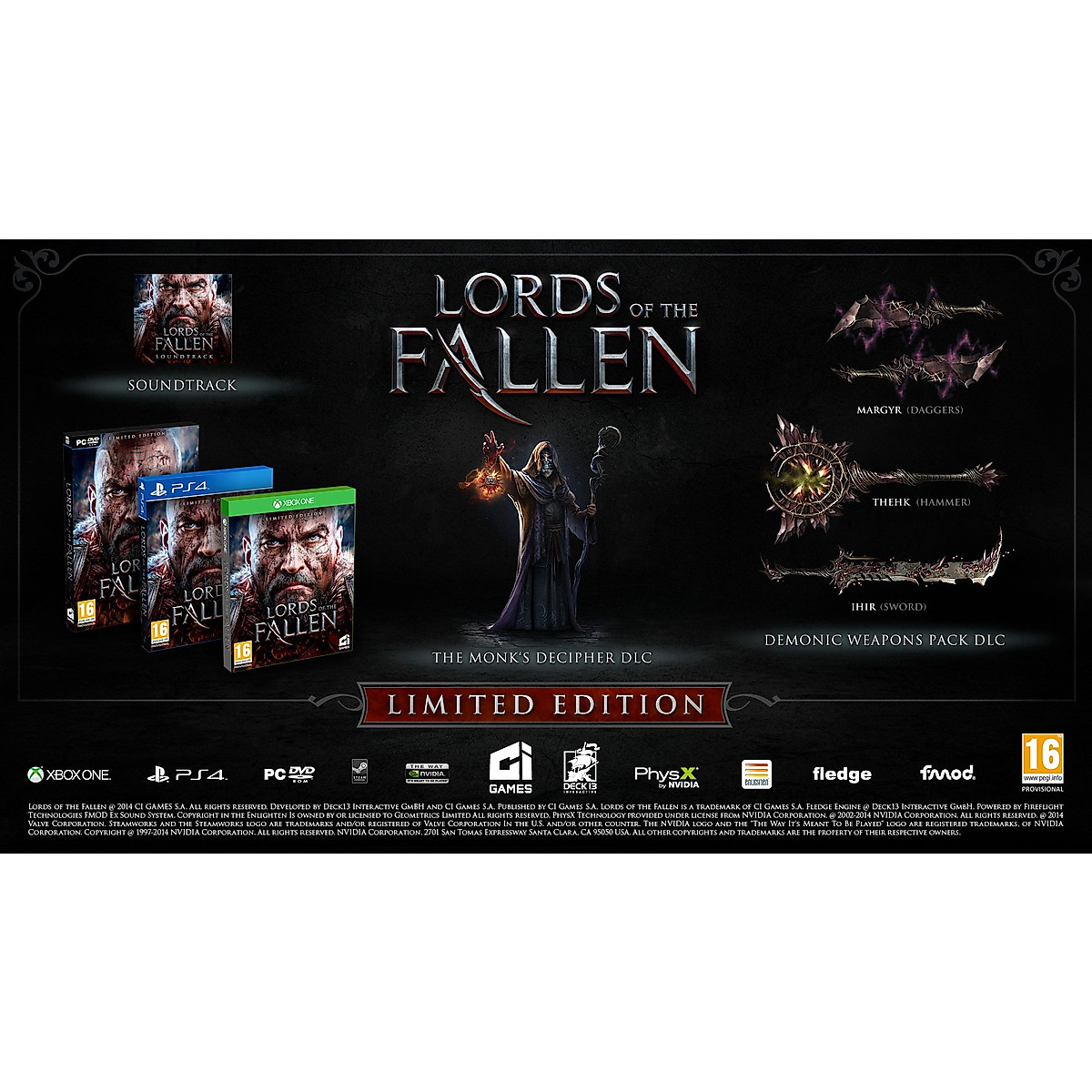 Lords of the Fallen Limited Edition (PS4) (UK IMPORT)