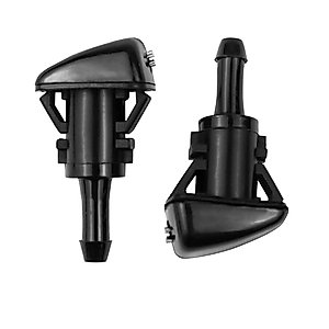 Direct Replacemnt Adjustable Windshield Washer Nozzle Mist Spray Type for 2002-2004 Oldsmobile Bravada, 2002-2009 GMC Envoy, 2002-2009 Chevrolet Trailblazer, Replace OE for 15878745