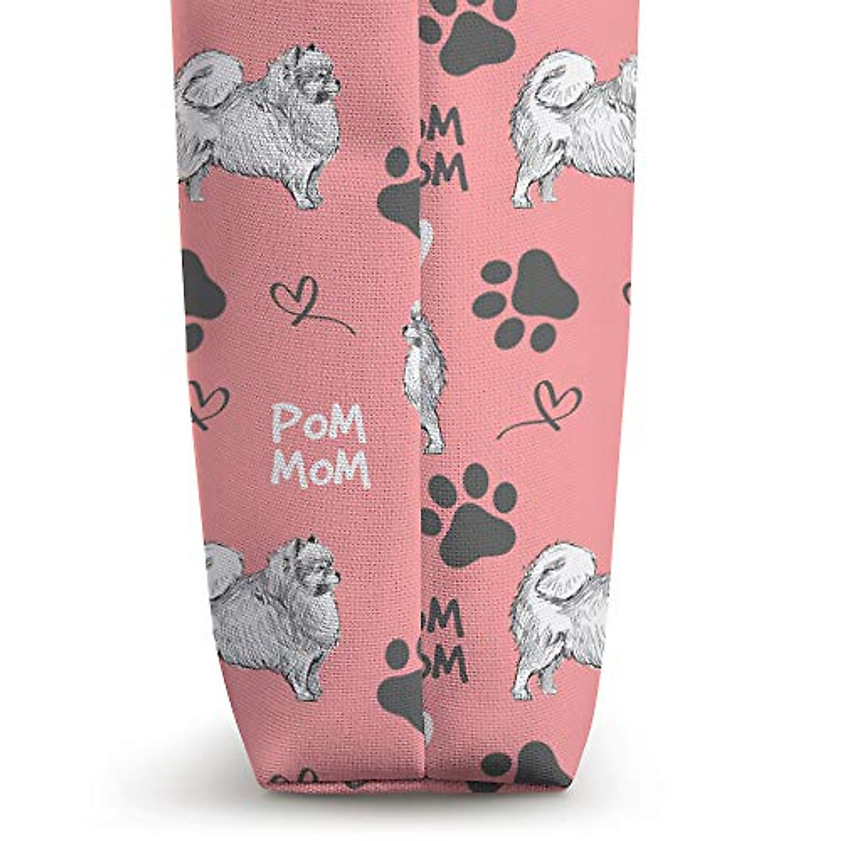 Pomeranian Mom Pink Women Gift Tote Bag