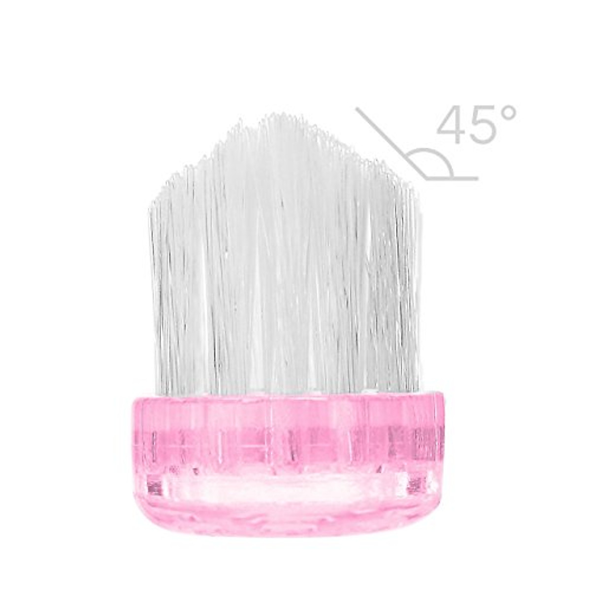 Supersmile New Generation Toothbrush w/ Patented 45° Soft Nylon Bristles - Whitening Tooth Brush w/ Ergonomic Handle Guarantees ADA Recommended Brushing Angle for Adults & Children (Pink)