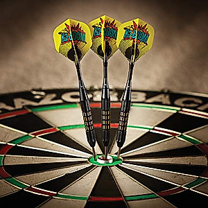 Viper Comix Steel Tip Darts: Ka-BOOM (Black), 22 Grams