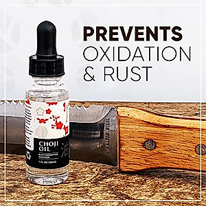 Tinyroots Choji Oil Tool Cleaning Kit, Simply Wipe The Mineral Oil on to Restore Your Sword, Knives, Bonsai Tools, Includes Rust Eraser and Lint Free Cloth