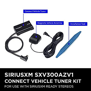 SiriusXM SXV300AZV1 Satellite Radio Vehicle Tuner, Add to Any SiriusXM-Ready Car Stereo, Enjoy SiriusXM for as Low as $5/month + $60 Service Card with Activation