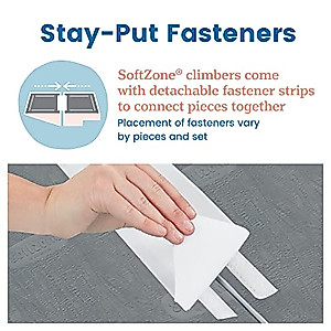 ECR4Kids SoftZone Little Me Wall Climb and Slide, Beginner Playset, Contemporary, 6-Piece