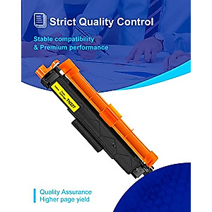 TN227 TN-227BK/C/M/Y High Yield 4 Pack Toner Cartridge Replacement for Brother TN227 TN223 TN 227 Compatible with MFC-L3770CDW HL-L3290CDW HL-L3270CDW MFC-L3710C HL-L3210CW