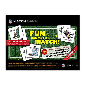 YouTheFan Memory Match YouTheFan NFL Memory Match Game, Team Colors, Medium US