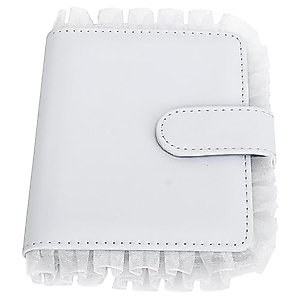 Camera Picture Album, High Transparency 64 Pockets Light Buckle Design Mini Film Photo Album for Display (White)
