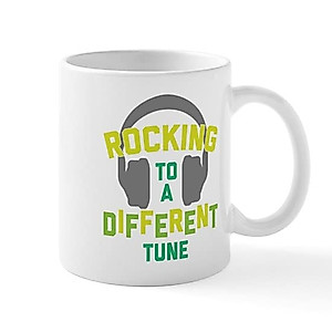 CafePress Rocking To A Different Tune Mugs Ceramic Coffee Mug, Tea Cup 11 oz