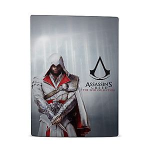 Head Case Designs Officially Licensed Assassin's Creed Master Assassin Ezio Auditore Brotherhood Graphics Vinyl Faceplate Sticker Gaming Skin Decal Cover Compatible with PS5 Digital Edition Console
