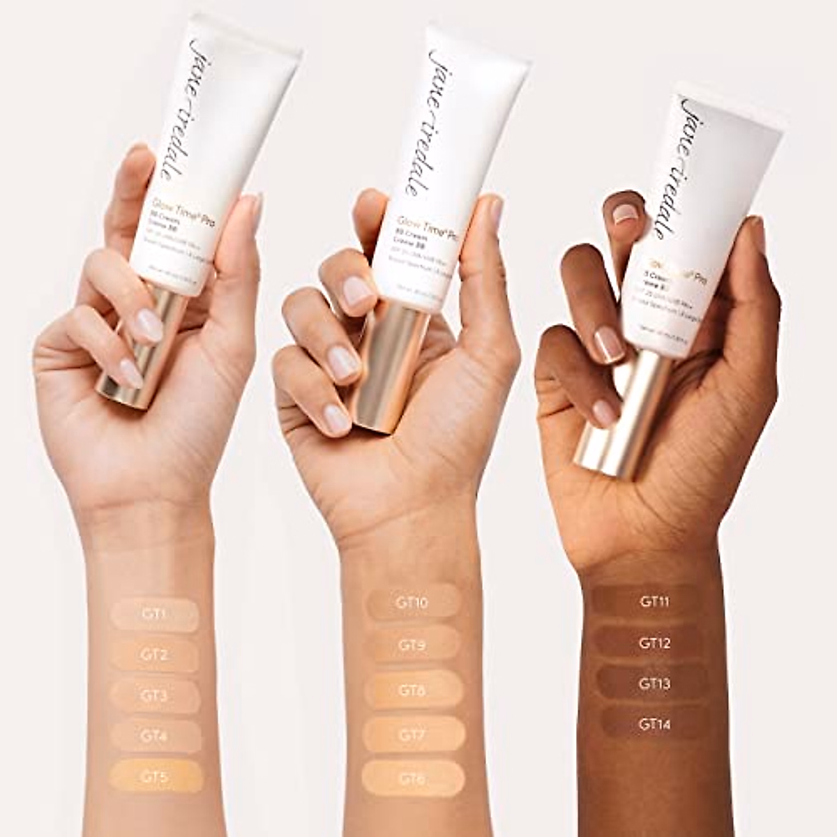 jane iredale Glow Time Pro BB Cream | Weightless Blemish Concealer | SPF 25 Broad Spectrum Sun Protection | Medium with Neutral Gold/Peach Undertones