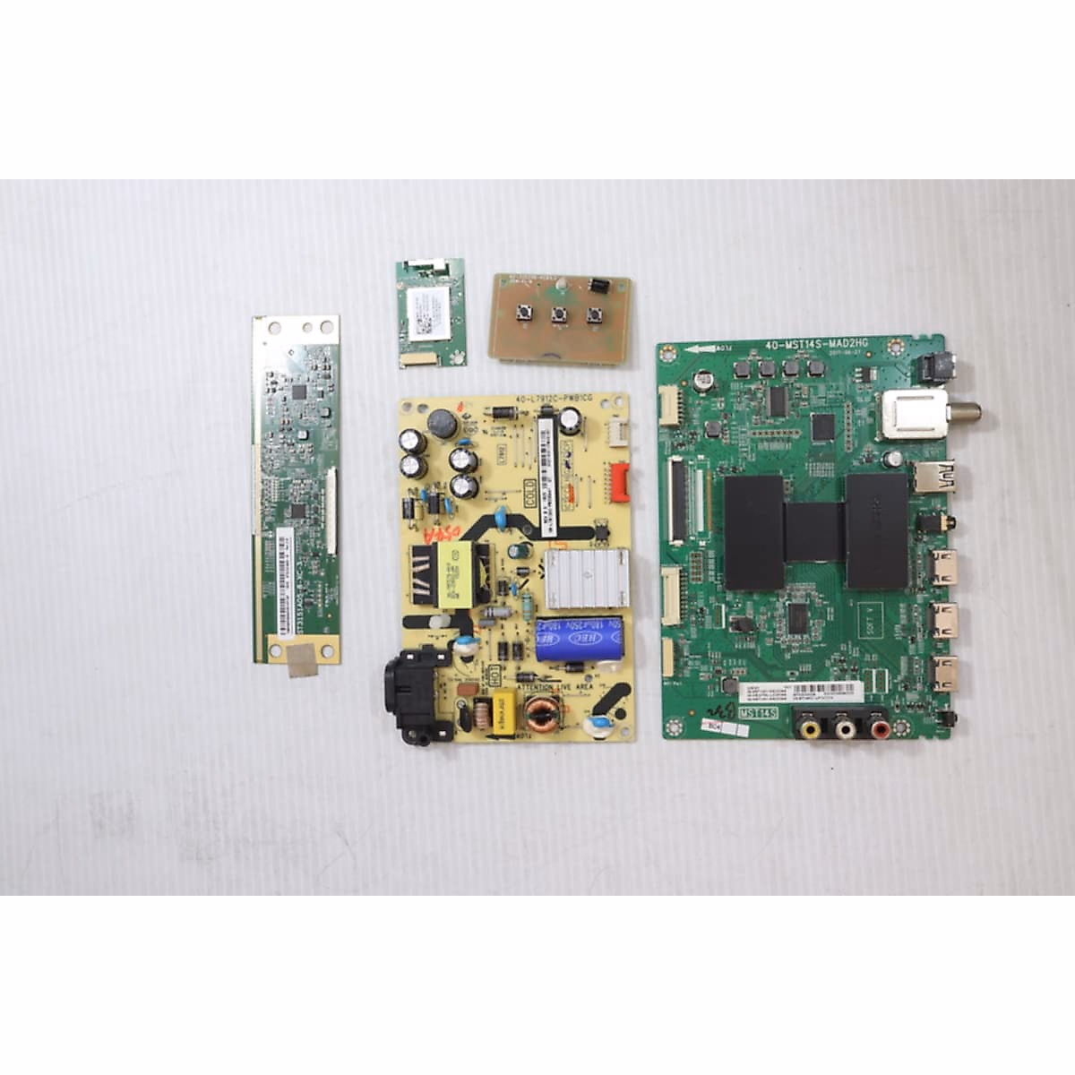 Television Repair Kit for TCL 32S301 with TV Main Board + Power Supply + TCon + Cables