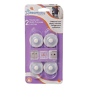 Dreambaby Mini Multi-Purpose Latches 2 Pack