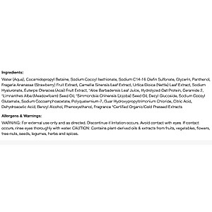 R S Raw Sugar Volume Revive Shampoo & Conditioner SET. Antioxidants + Hyaluronic Acid. Strawberry + White Tea + Nettle. 18 Fl Oz Bottles Each., 18 Fl Oz (Pack of 2)