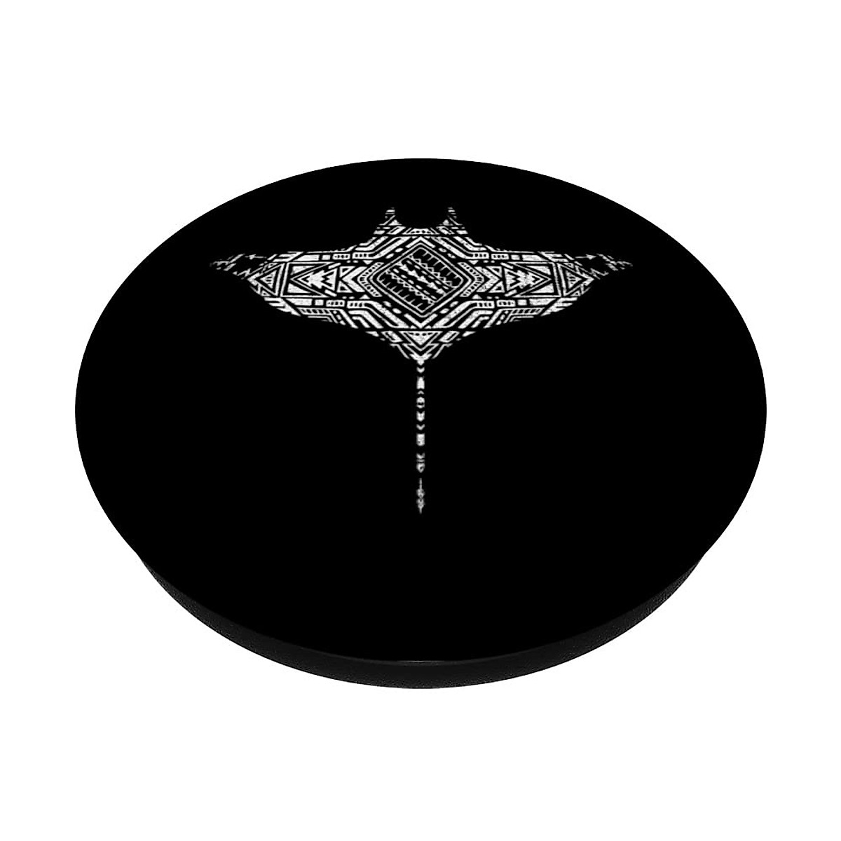 Hawaiian Tattoo Manta Ray Aquarist Ocean Animal Manta Ray PopSockets Swappable PopGrip